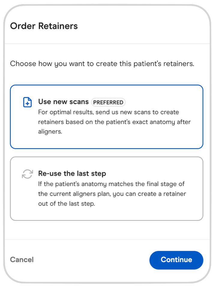 Ordering Retainers – CandidPro