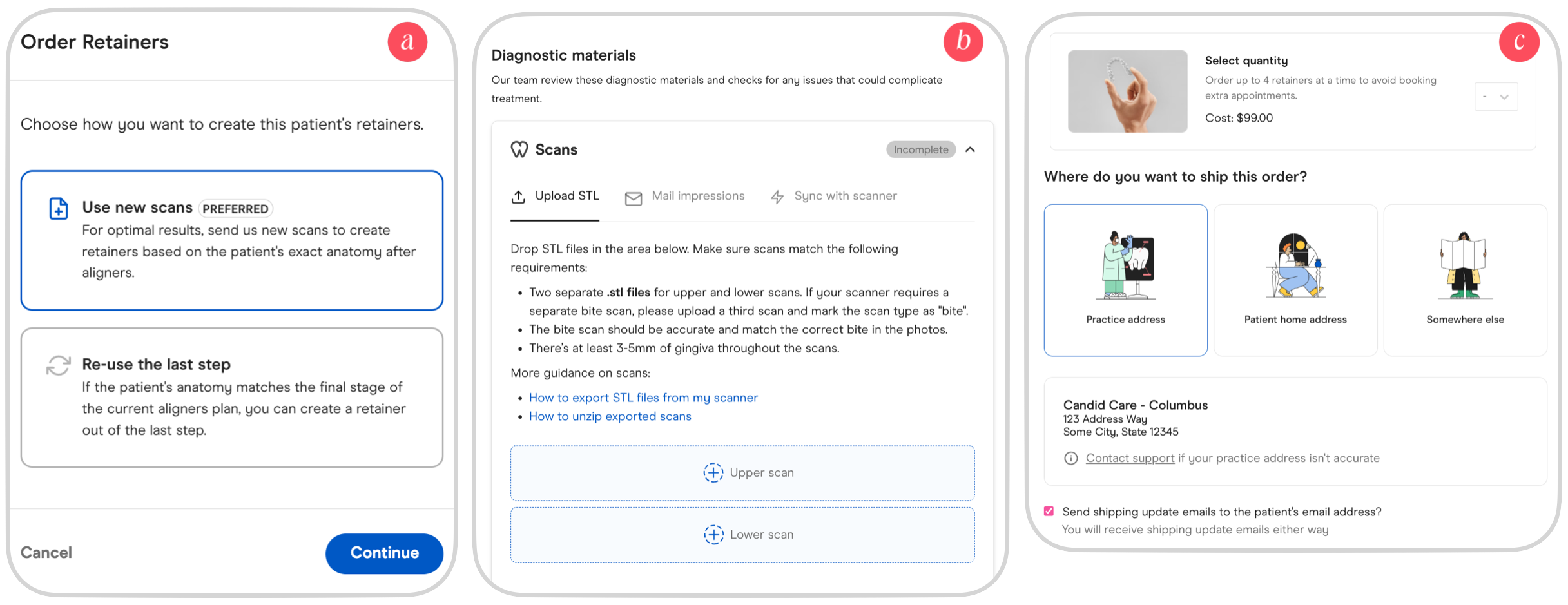 Ordering Retainers – CandidPro