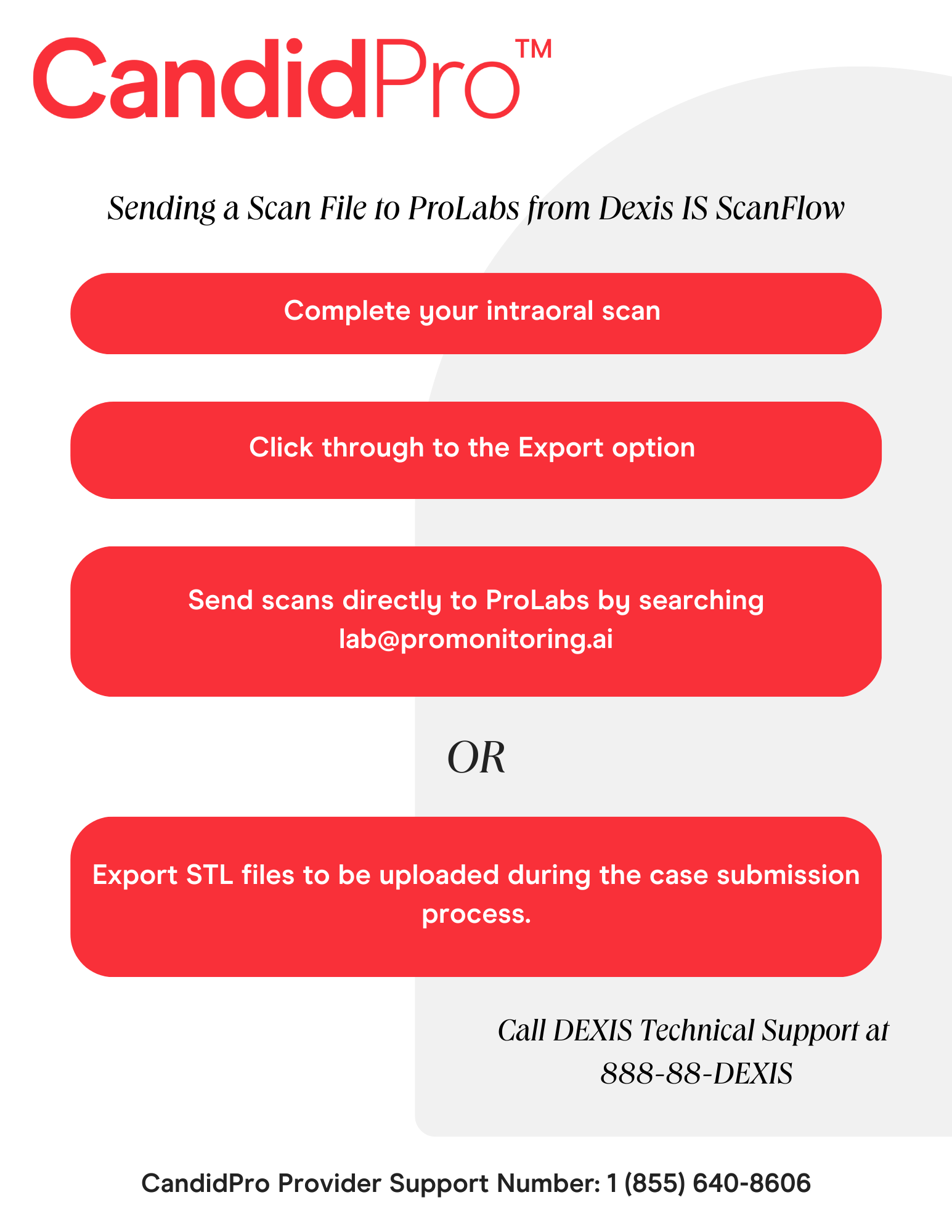 Dexis Scanner Connection – CandidPro